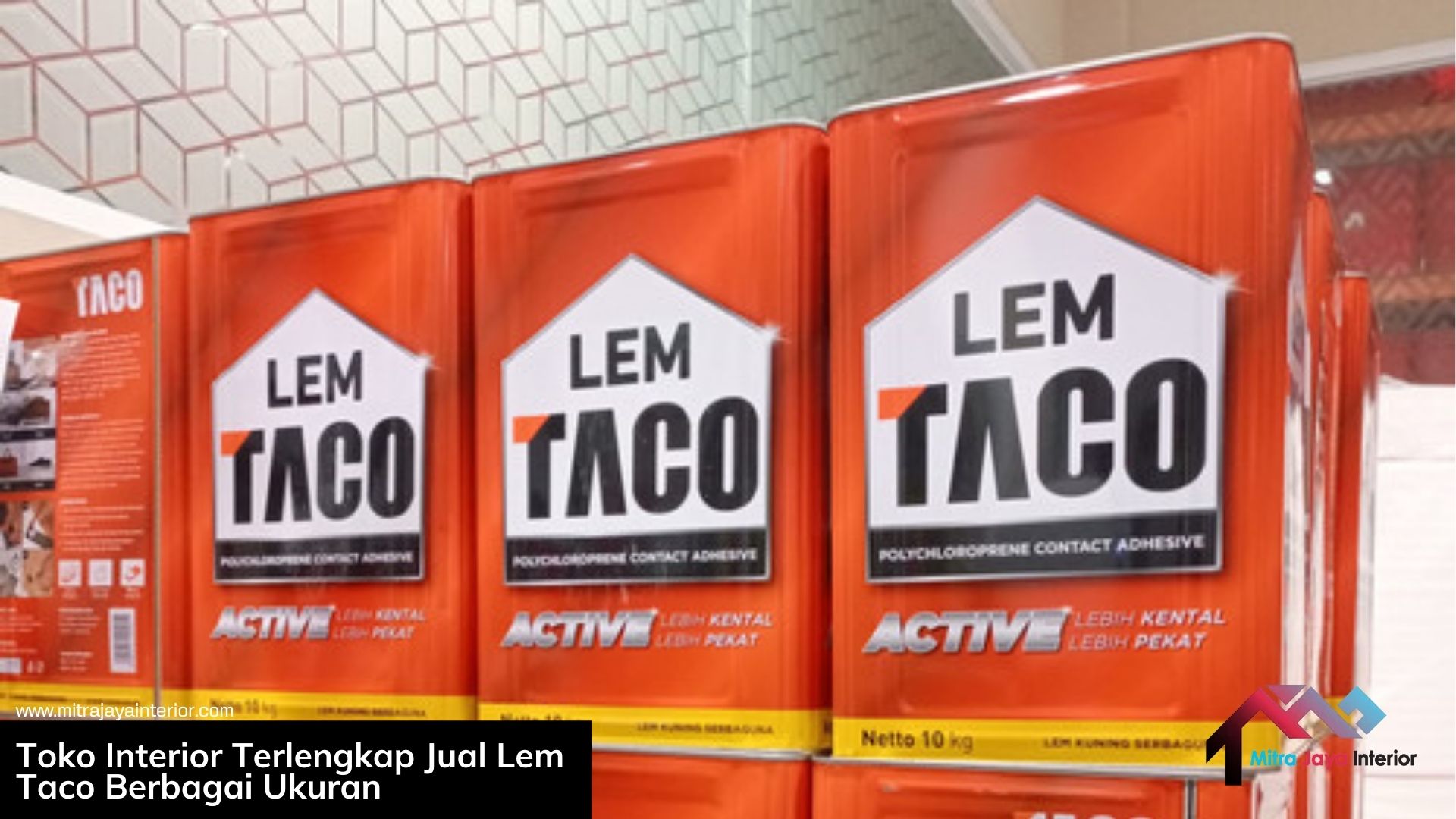 Toko Interior Terlengkap Jual Lem Taco Berbagai Ukuran ...